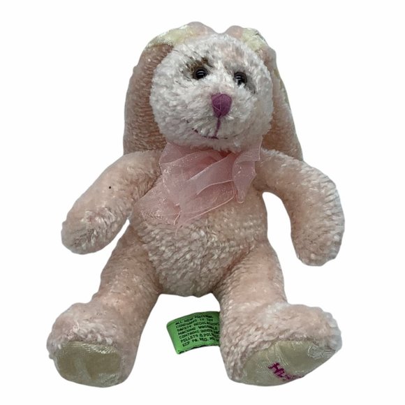Russ | Toys | Tri Russ Bunny Rabbit Plush Pink Hugs Floppy Ear | Poshmark
